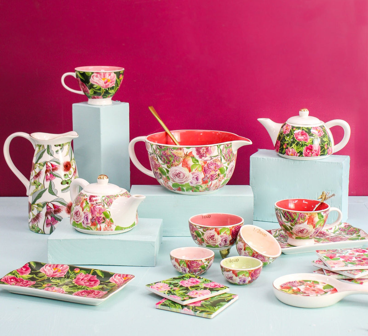 Tea Cup - Pomegranate– Oh So Pretty NZ