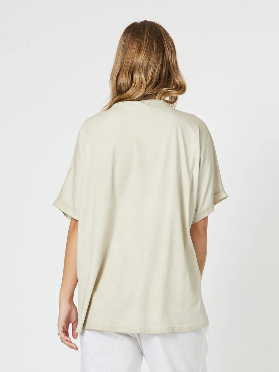 Heart Tee - Stone– Oh So Pretty NZ