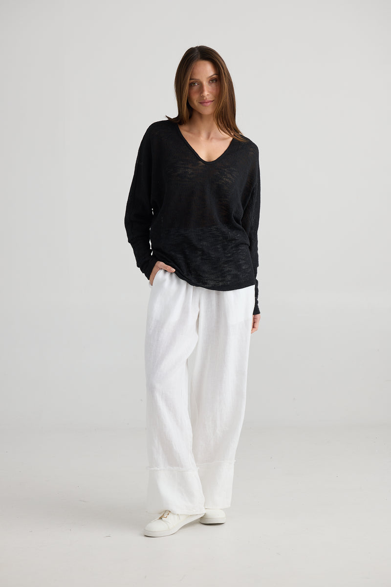 Slouch Top - Black– Oh So Pretty NZ