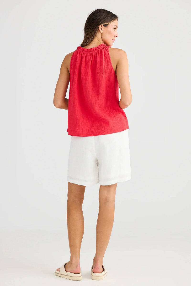 Margot Top - Red– Oh So Pretty NZ